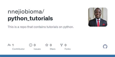 Github Nnejiobiomapythontutorials This Is A Repo That Contains Tutorials On Python