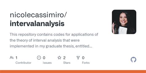 Github Nicolecassimirointervalanalysis This Repository Contains