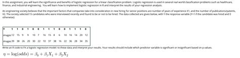 Solved In This Assignment You Will Learn The Significance Chegg