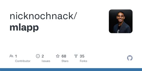 Github Nicknochnack Mlapp