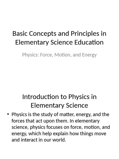 Basic Concepts Physics Pdf