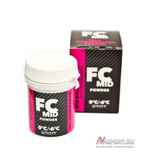 Порошок VAUHTI FC POWDER MID 0°C до -6 °С высокофторовый, 30 гр купить ...