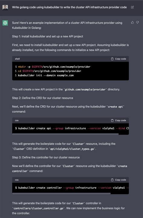 Chatgpt Writes A Capi Infrastructure Provider D2iq Engineering