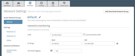 Deploy An Openstack Environment Using Networking Templates — The