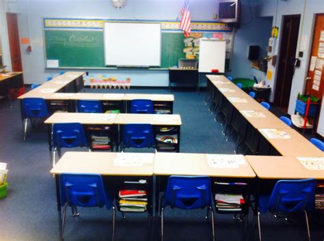 Desk Arrangement Option For When You Can T Quite Make A U Classroom