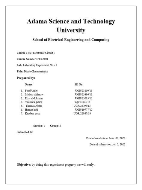 Circuit Lab 1 Pdf Amplifier Electrical Network