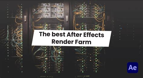 I Analyized All After Effects Render Farms And Found The Best One
