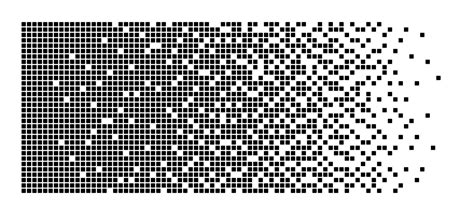 Pixel Disintegration Background Decay Effect Dispersed Dotted Pattern
