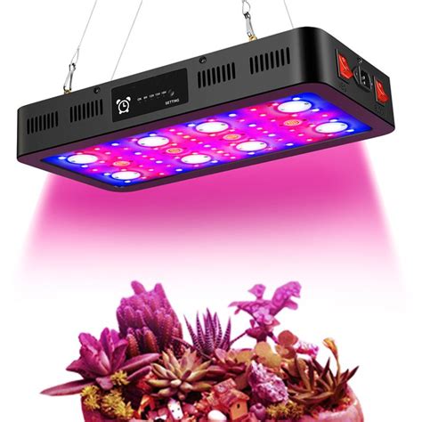W Timer Control LED Grow Lights Full Spectrum LED Grow Light With VEG And BLOOM Switches