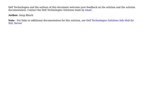We Value Your Feedback Deploying Microsoft Sql Server Containers On Openshift With Dell