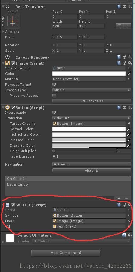 unity ui学习（1）——制作技能冷却图标 怎么用代码实现技能图标 csdn博客