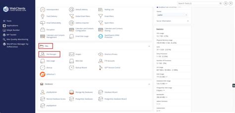 Webclients How To Manage Files In Cpanel