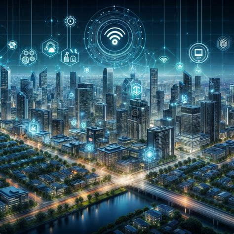 Intelligent Infrastructure Stock Illustrations 3715 Intelligent