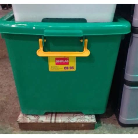 Jual Container Box Serbaguna Dengan Tutup 95 Liter Shopee Indonesia