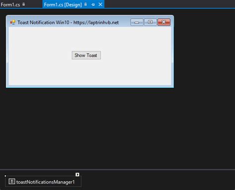 [devexpress] Hướng Dẫn Hiển Thị Thông Báo Notification Windows 10 Lập Trình C