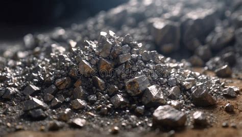 Raw Silver Ore A Glimpse Into The Mining Industrys Fascinating Excavation Process Stock Image Raw Silver Ore A Glimpse Into The Mining Industrys Fascinating Excavation Process Stock Image