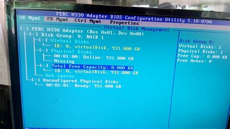Replaced But New Disk Not Rebuilding On PowerEdge T330 DELL Technologies