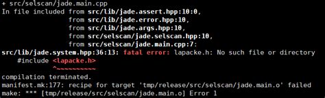 no lapacke h file when i make · issue 16 · jade cheng ohana · github