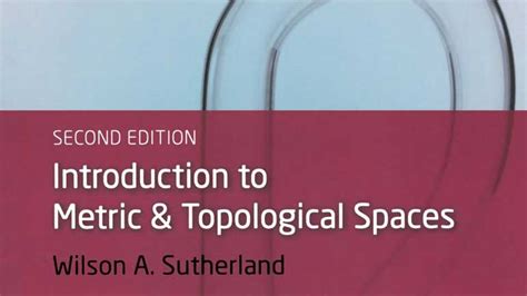 An Introduction To Metric And Topological Spaces Second Edition Ima