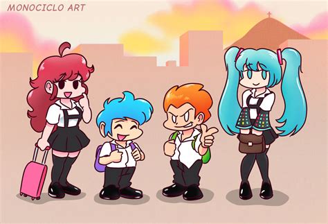 Fnf Fanart By M0n0cicl0 Art On Deviantart