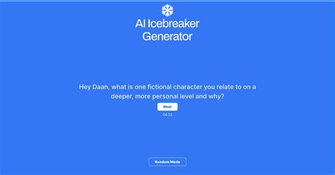 336 Icebreaker Questions For Work Free Ai Generator