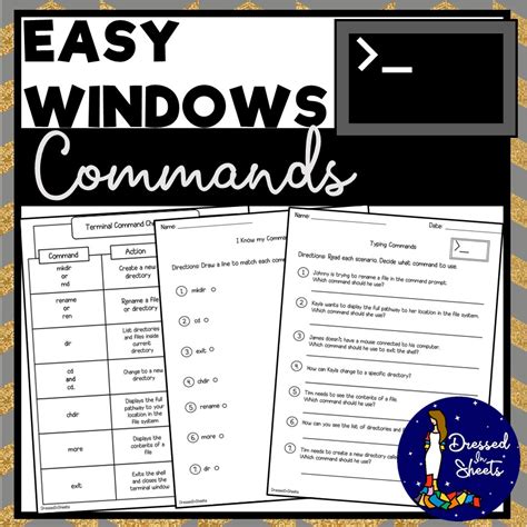 Learning Easy Windows Commands Made By Teachers