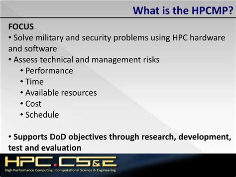 ppt hpcmp benchmarking and performance analysis powerpoint