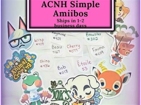 Acnh I Have All Villagers And Npcs Including Series 5 And Etsy