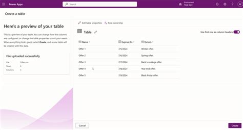 Dataverse Create A New Table From A CSV Excel Rajeev Pentyala Technical Blog On Power