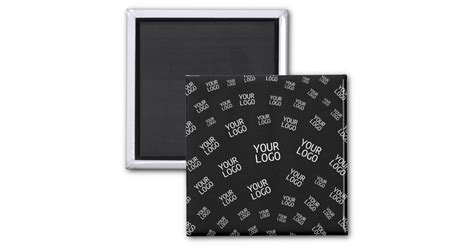 Your Design Photo Or Business Logo Randomly Tiled Magnet Zazzle