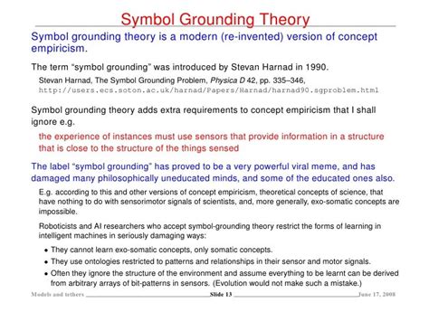Why Symbol Grounding Is Both Impossible And Unnecessary And Why Theo