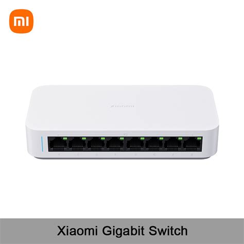 Xiaomi Gigabit Switch Ethernet Network Switch 8 พอร ์ ต 10 100 1000mbps Ethernet ตัวแยกอินเทอร ์