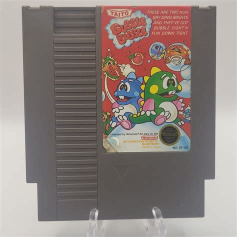 Nintendo Nes Bubbles Bobble Authentic Etsy