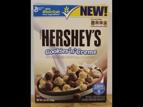 Biscoitos Hersheys E Cereal Cremoso