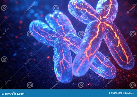Molecular Concept Of An X Chromosome With Chromatin Dynamics Stock Illustration Illustration
