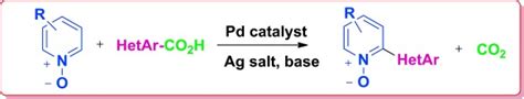 C2‐arylation Of Substituted Pyridine N‐oxides With Heteroaryl Carboxylic Acids By Palladium