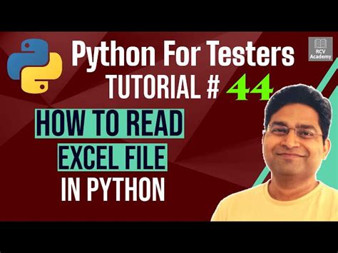 فیلم آموزشی Python For Testers 44 نحوه خواندن فایل اکسل در پایتون