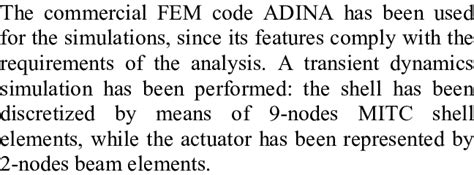 assumed parameters for the simulation download table