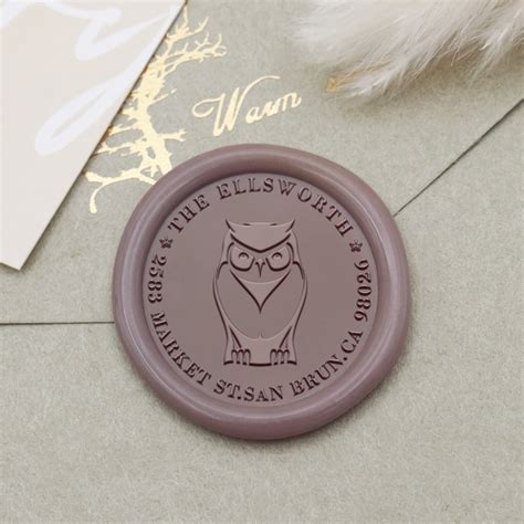 Custom Owl Stamp