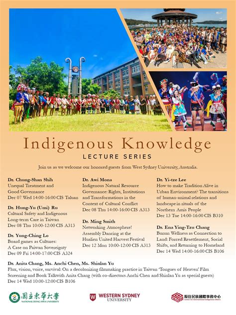 Indigenous Kolwedge Public Lecture Series The Center For International Indigenous Affairs At