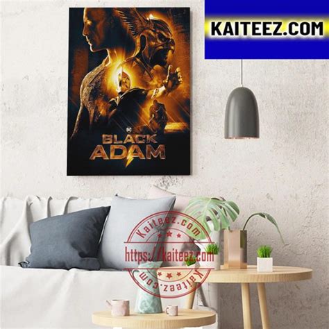 Black Adam The Hierarchy Of Power Has Changed Forever DC Comics Movie Art Decor Poster