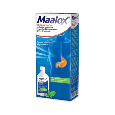 მაალოქსი Maalox სუსპენზია 250მლ