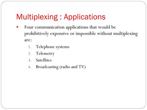 Ppt Mastering Multiplexing Techniques And Applications Explained Powerpoint Presentation Id