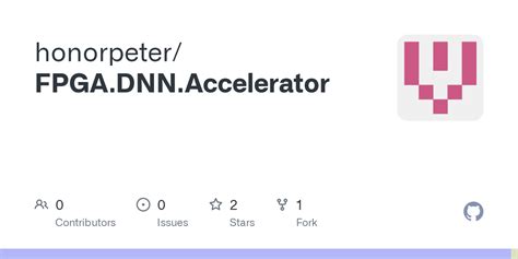 GitHub Honorpeter FPGA DNN Accelerator