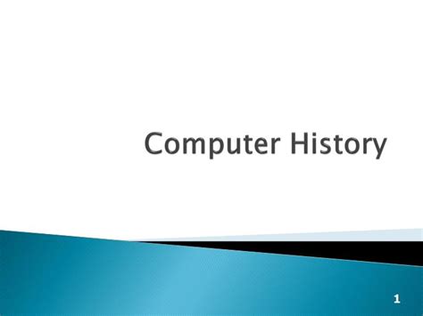 Ppt Computer History Powerpoint Presentation Free Download Id4865921