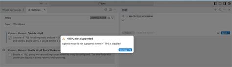 unable to chat when disable 2 bug reports cursor community forum