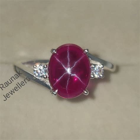 Star Ruby Ring Etsy