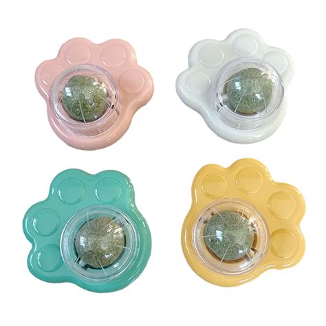 duixinghas cat toys with catnip catnip wall ball toy for cats stick on