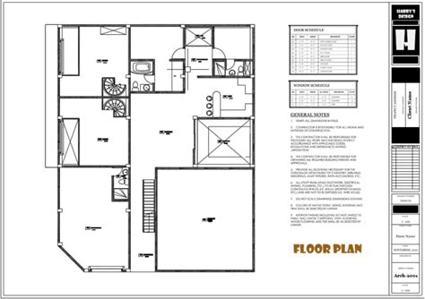 Draw Your Architectural Floor Plans Elevations Sections By