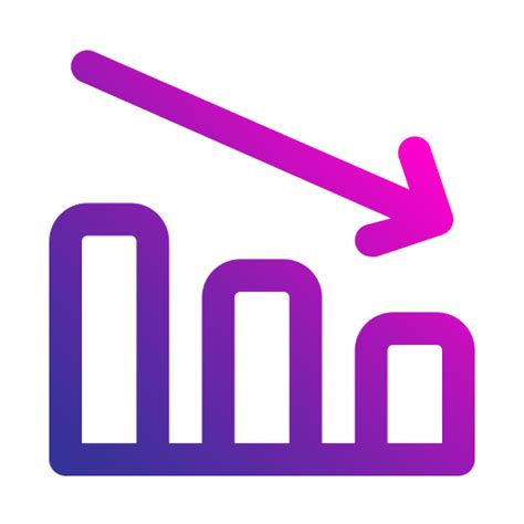Decrease Decreasing Bar Chart Down Statistics Icon Download On Iconfinder